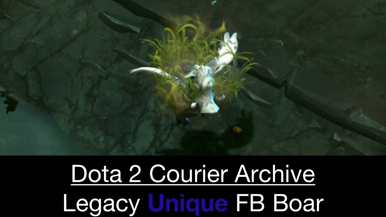 Dota 2 Courier Preview: Legacy Unusual Boar (Felicity's Blessing - 32 ...
