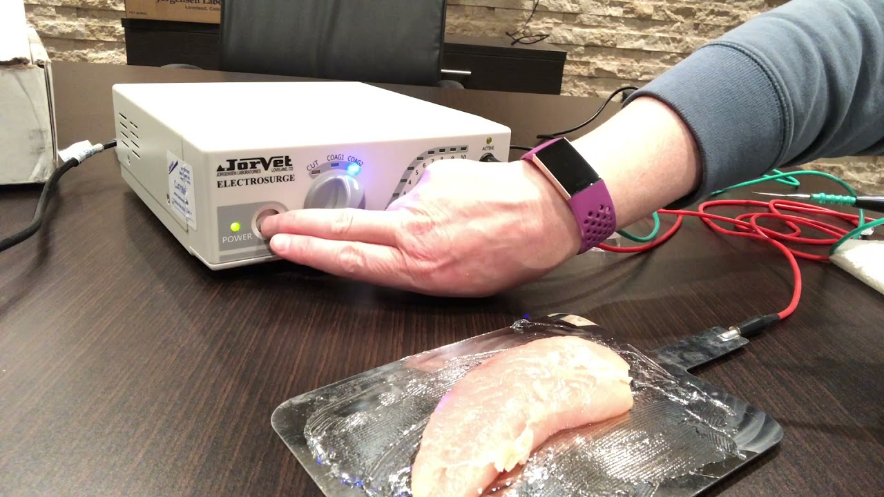 JorVet Electrosurgical Unit (J0470M) - Basic Set Up - YouTube