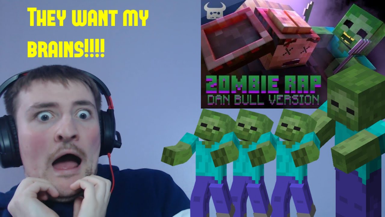 Nerd Reacts to Minecraft Zombie Rap | Dan Bull Animated Music Video ...
