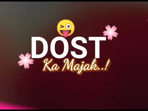 😂 | Dost Ka Majak | Back Screen Status | Funny Status Video