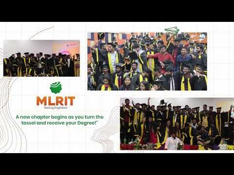 MLRIT Graduation day - YouTube