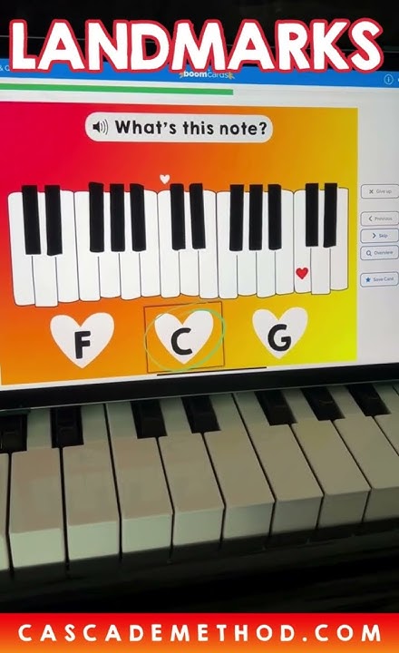Landmarks for Beginner (Boom Deck) #piano #pianogame #pianolessons ...