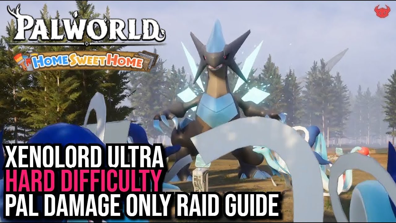 Palworld Raid Guide - Hard Settings Xenolord Ultra - YouTube