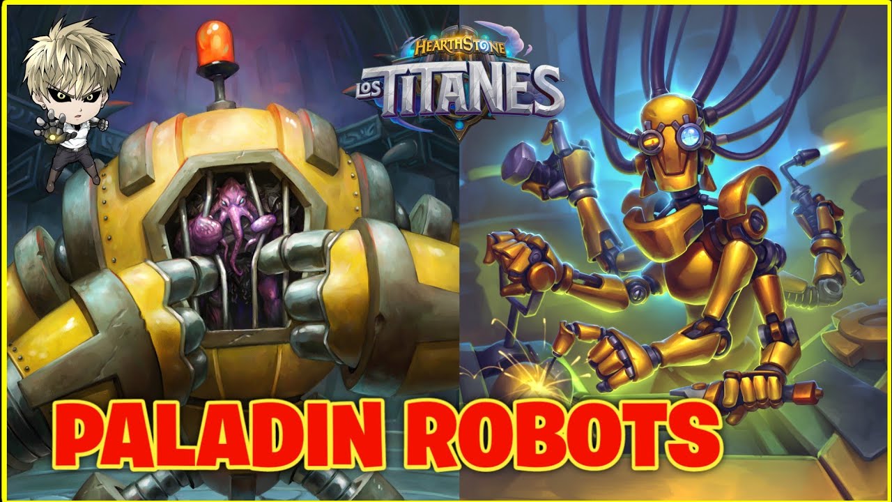 🤖 MAZO FULL PRESIÓN Y SINERGIA🤖 - Paladín Robots HearthStone - YouTube
