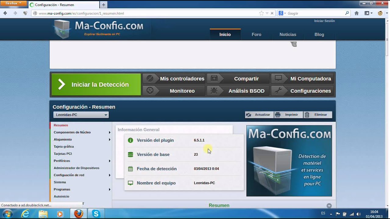 Descarga de driver con ma-config - YouTube