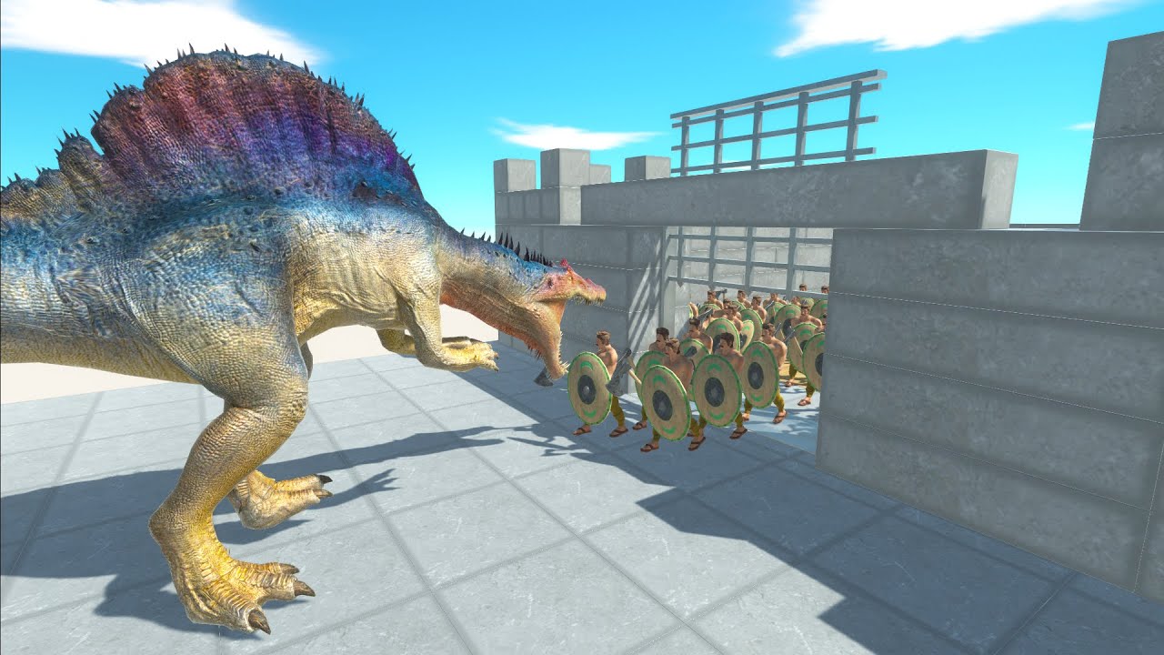 50 CRIXUS THE GAUL IN SKY CASTLE BRICK VS ALL DINOSAUR - Animal Revolt ...