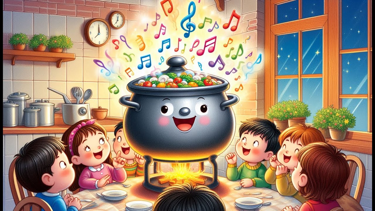 The Magical Cooking Pot Kids Rhymes Song - YouTube