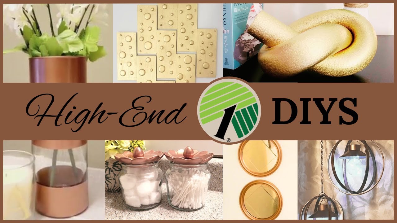 High-End Home Decor DIY Compilation | DOLLAR TREE DIYS | ASMR DIY ...