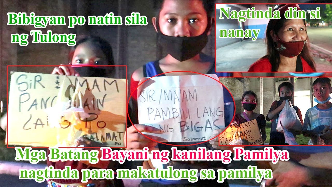 Mga batang tumutulong sa magulang pra mabuhay, bilhan po natin sila at ...