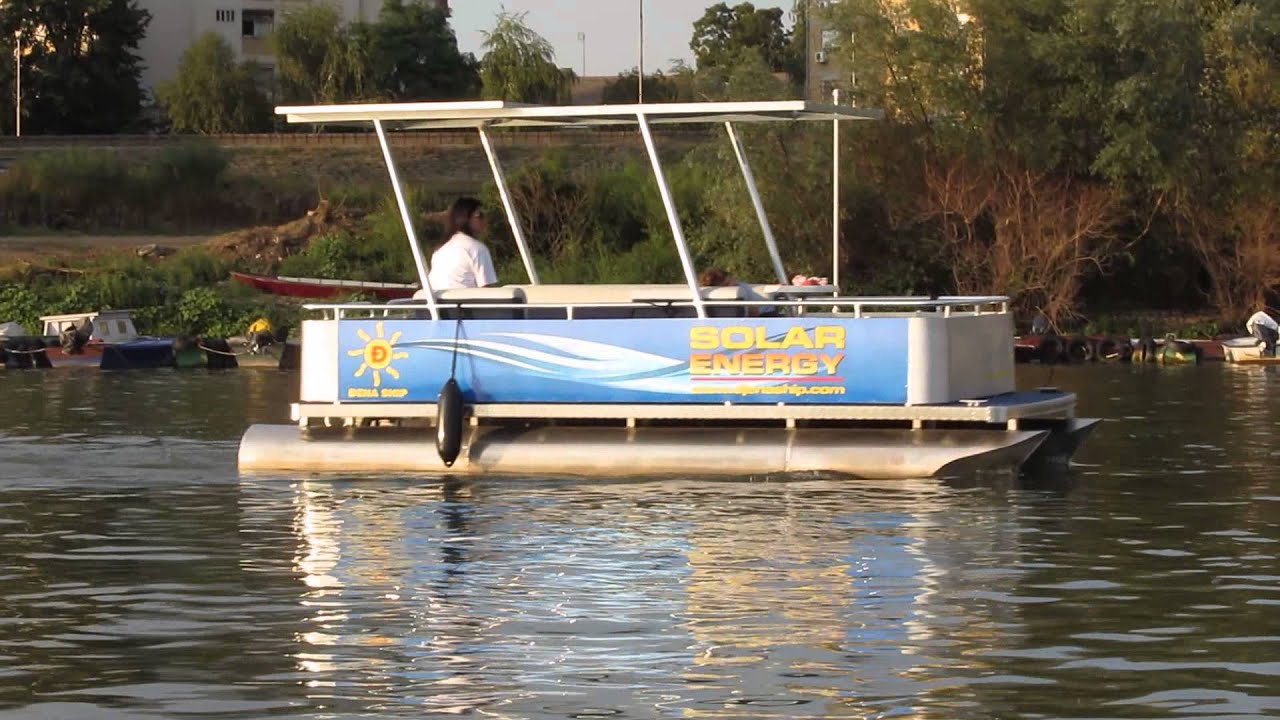 Elektro katamaran Djena ship SOLAR ENERGY - YouTube