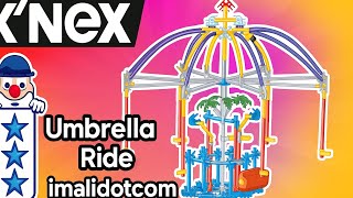 Motorized Umbrella Ride 🎡 Maxima K'Nex DIY Construction Set #imalidotcom 