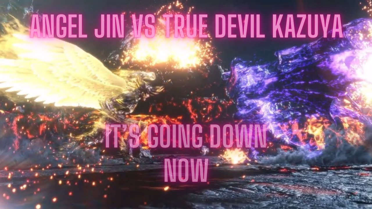 Angel Jin vs True Devil Kazuya | It's going down now | #tekken8 #tekken8edits - YouTube