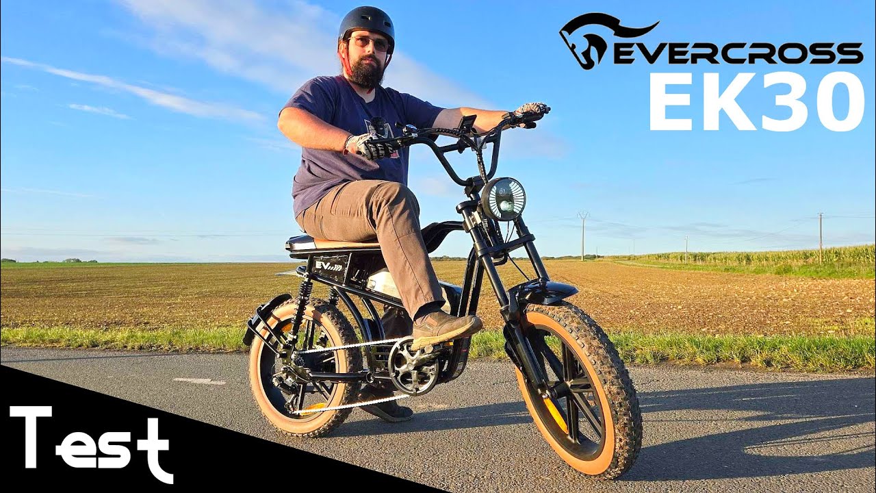 "Test" Pour rouler légalement avec style 😎 "Evercross EK30" - YouTube