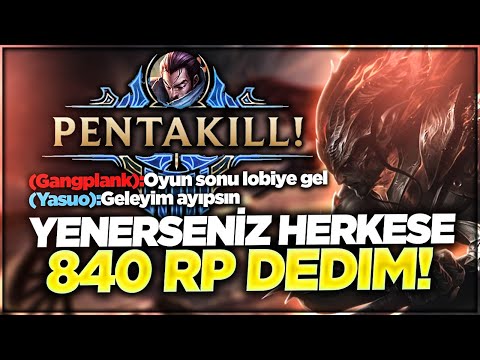 YENERSENİZ KELLE BAŞI 840 RP DEDİM !! PENTA ATTIM OYUN SONU LOBİYE ÇAĞIRDILAR GİTTİM | Ogün Demirci
