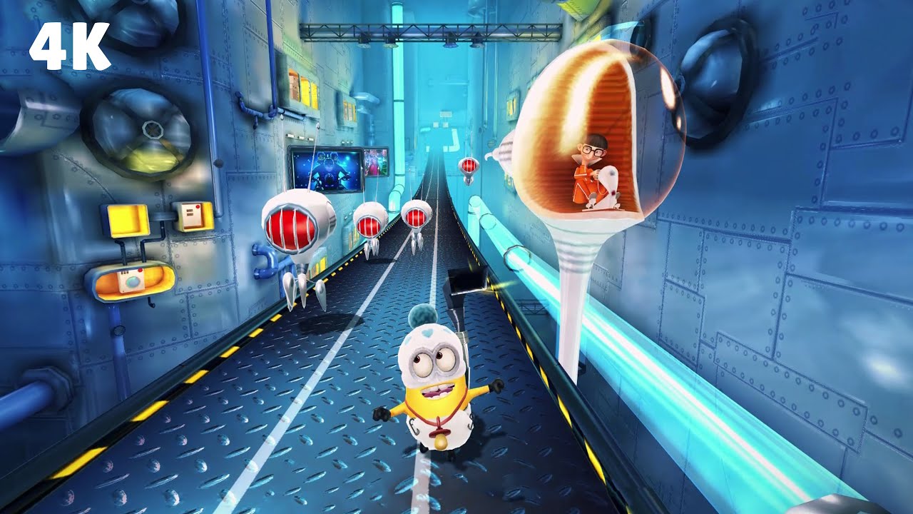 Minion Rush Vector Boss Fight with Baby Minion(UHD 4K Lvl 122) - YouTube