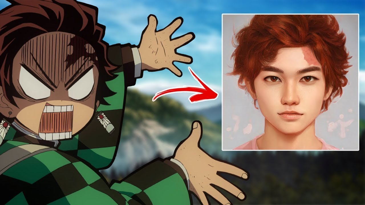 How I Used AI To Make Demon Slayer Characters In Real Life! - YouTube