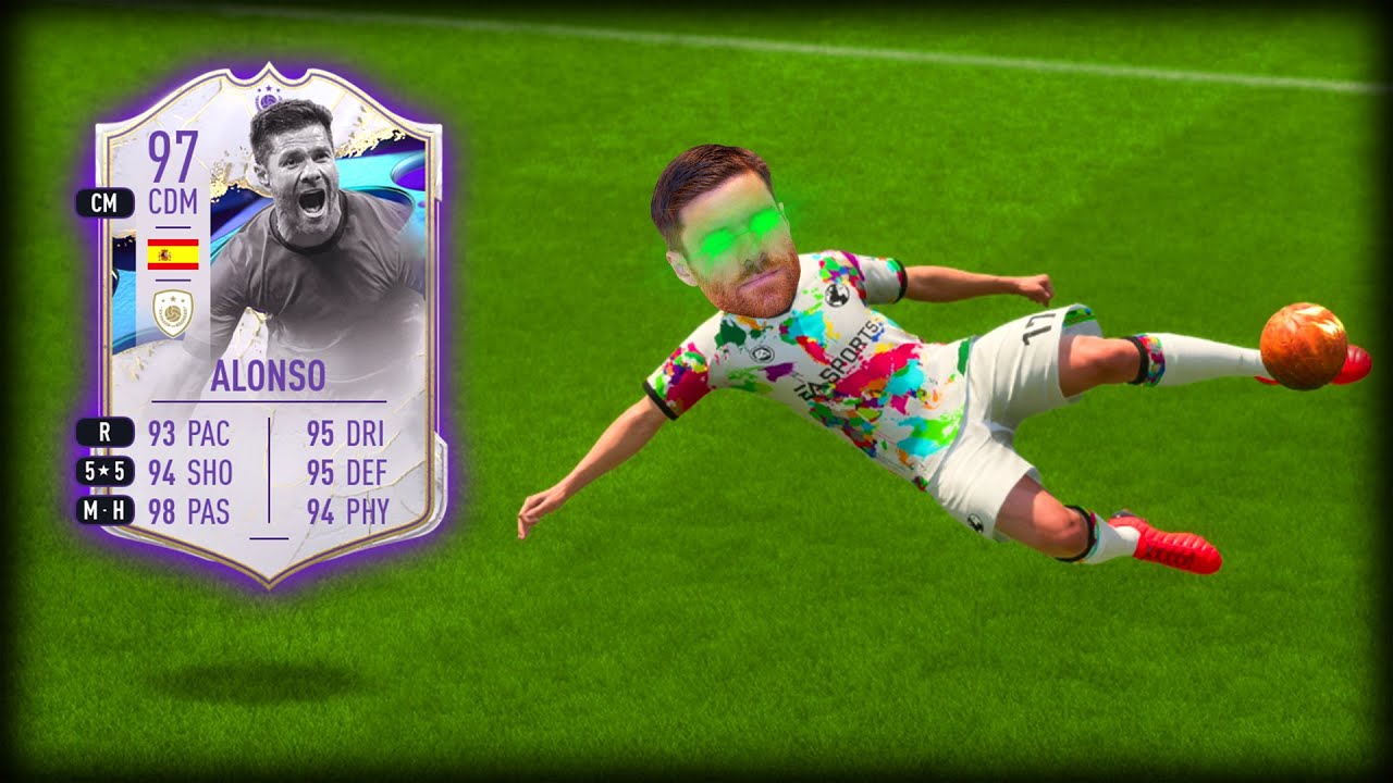 97 Cover Star Icon Xabi Alonso in FIFA 23 ULTIMATE TEAM GAMEPLAY! - YouTube