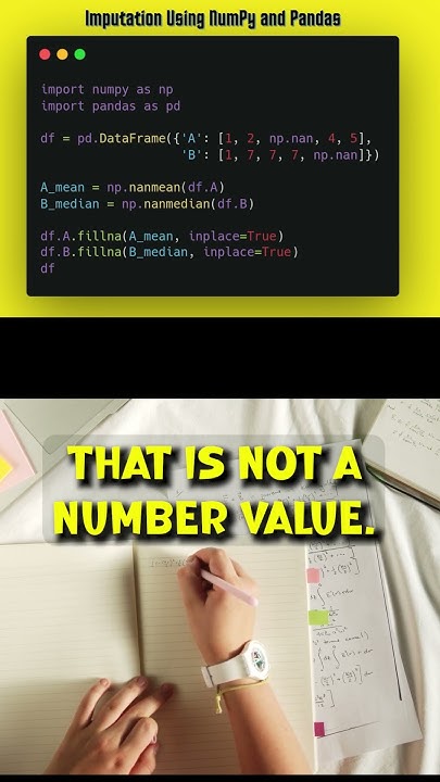 Imputation Using NumPy and Pandas | Data Science Interview Questions | Machine Learning - YouTube