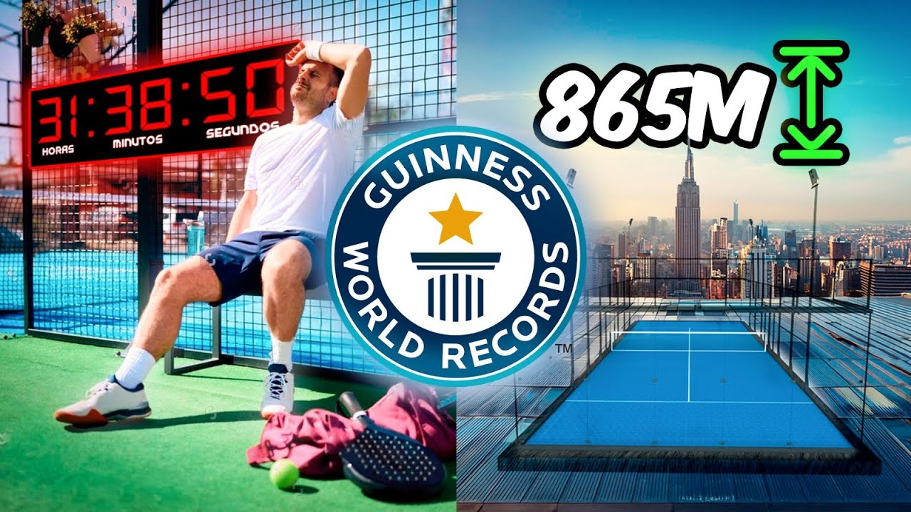 TOP 5 RÉCORDS GUINNESS DE PÁDEL - YouTube