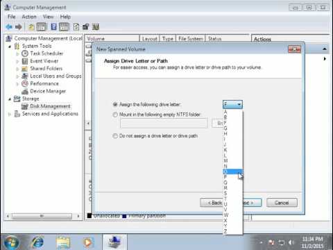 Windows 7 Spanned Volume,Merge Partitions in Windows 7|free partition ...