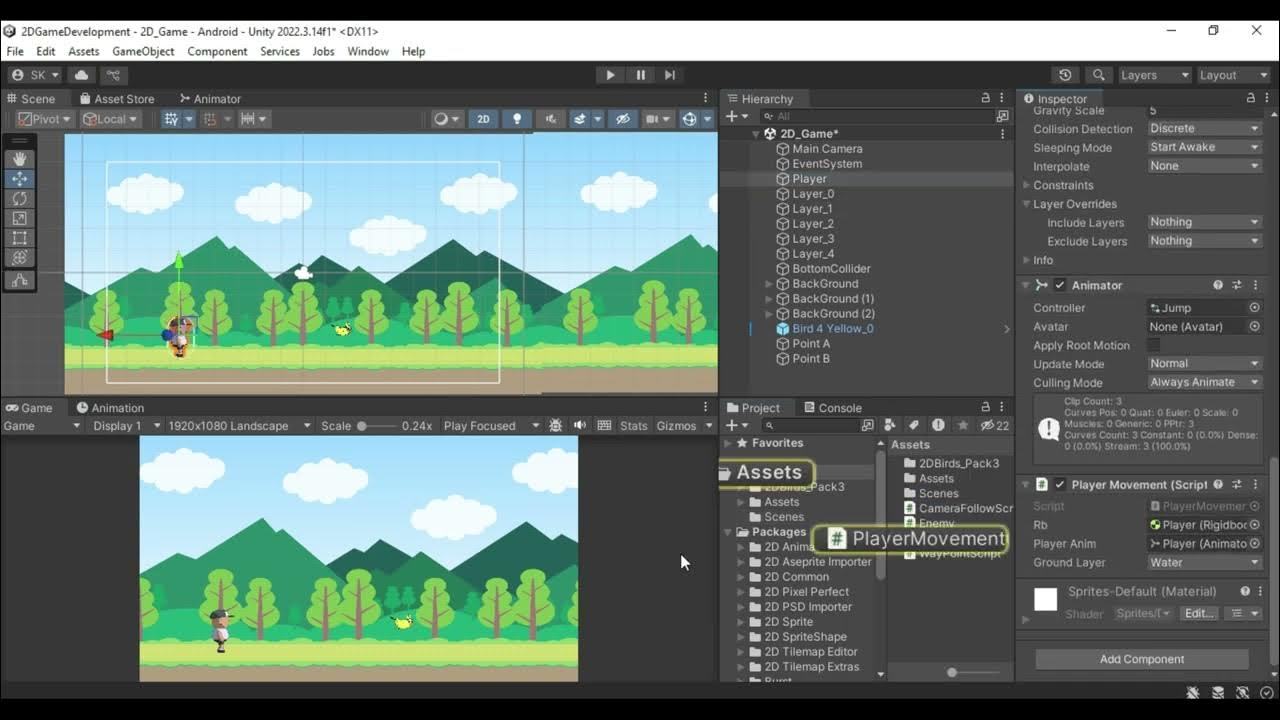 2D Game Development in Unity | Chapter - 8 | Implementing Simple Shooting Mechanics - YouTube