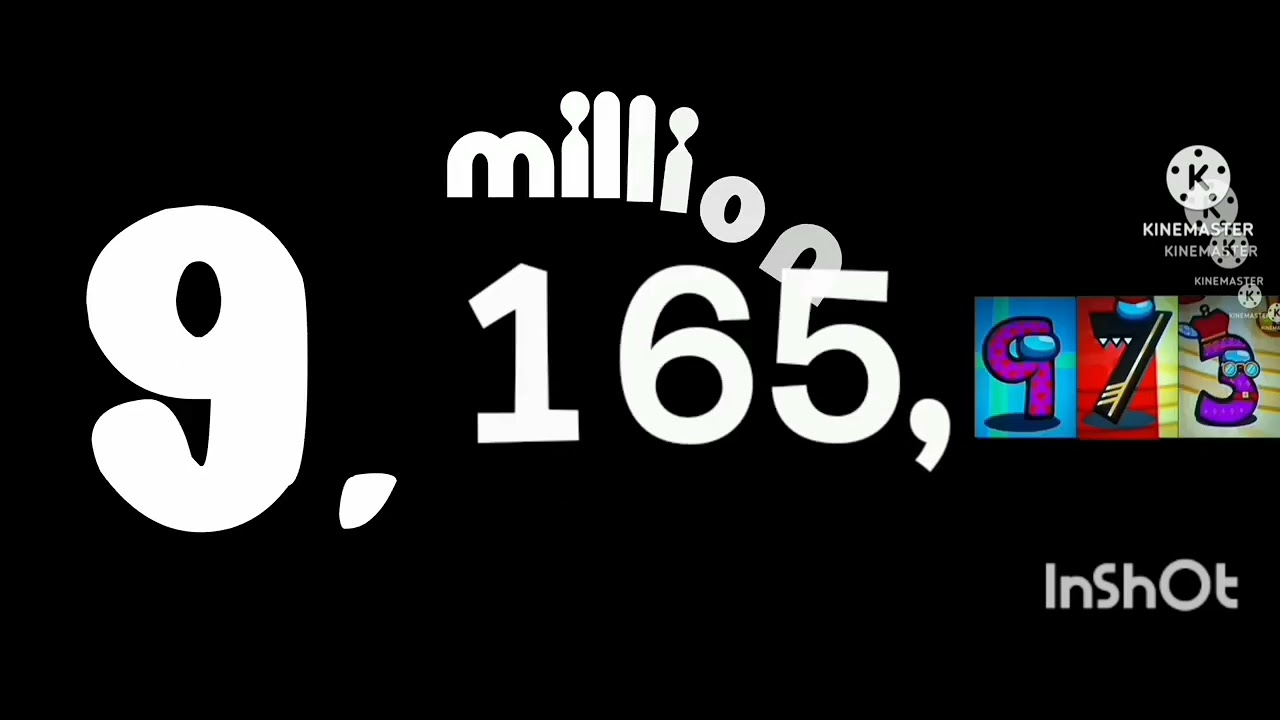 Numbers 0 to 1 billion with sound effects - YouTube