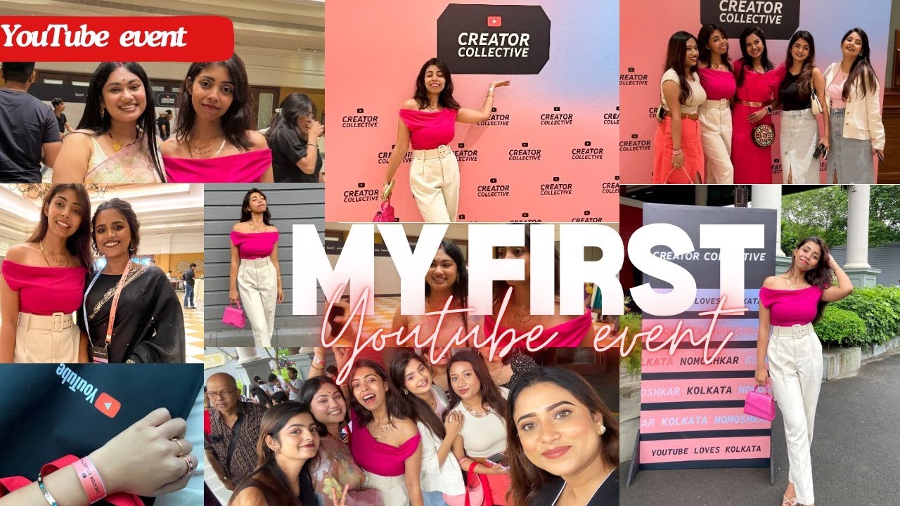 My 1st YouTube event 🤍♥️ | YouTube creator collective event 🫶🏼 ...
