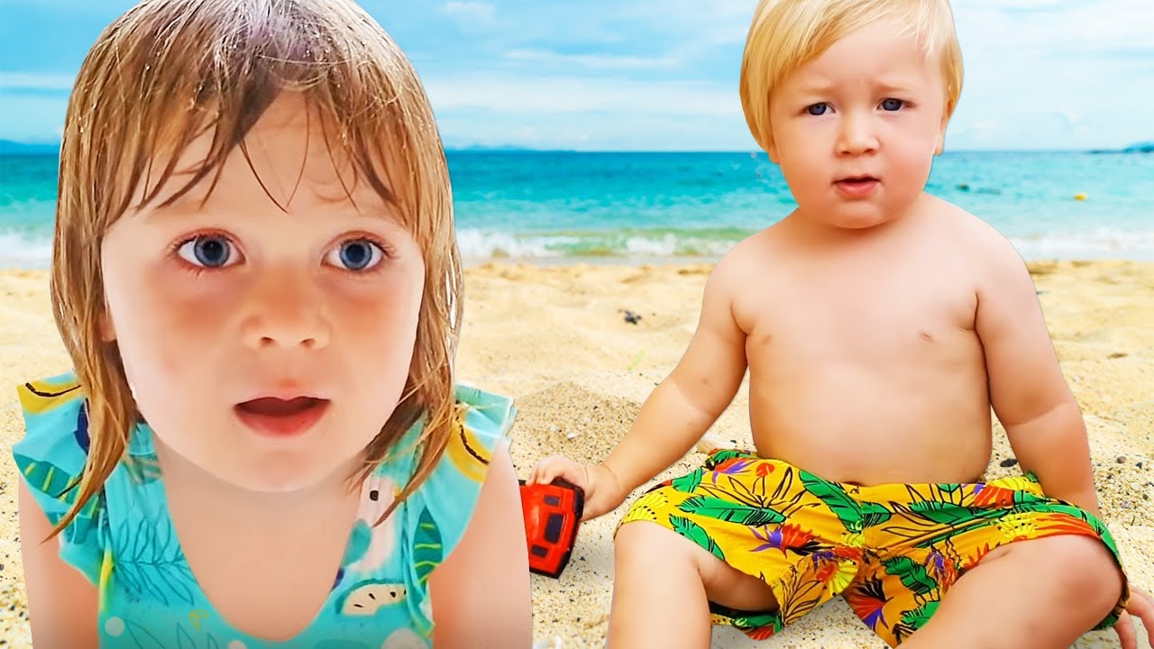 Bianca am Strand. Kindergeschichte. Ich heiße Bianca auf Deutsch - YouTube