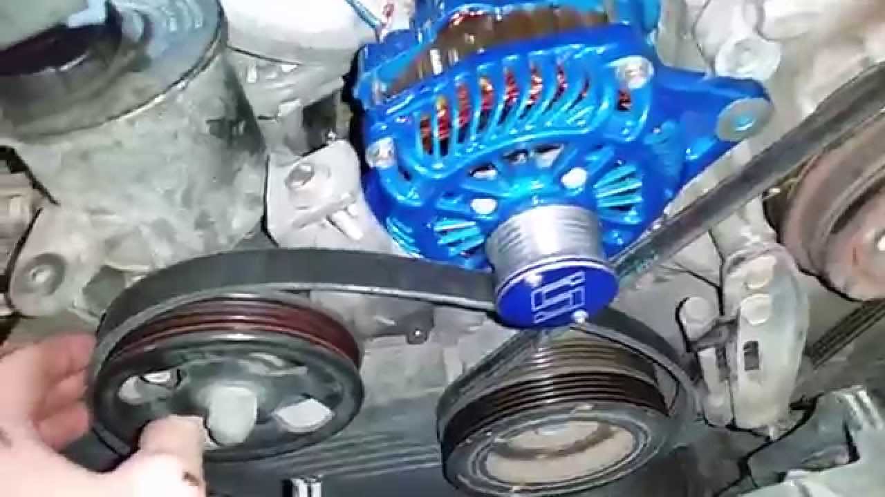 INSTALLING SINGER 220 AMP ALTERNATOR - YouTube