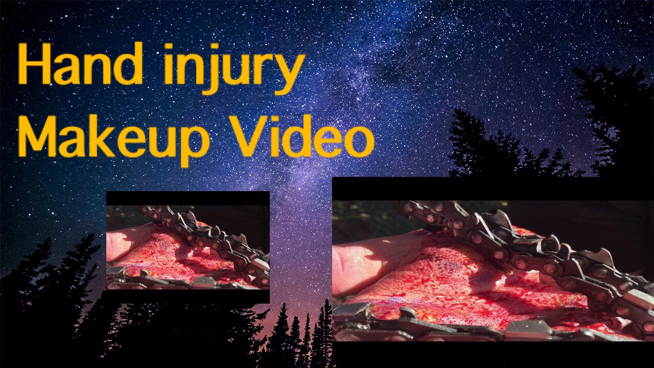 Hand injury Makeup Video - YouTube