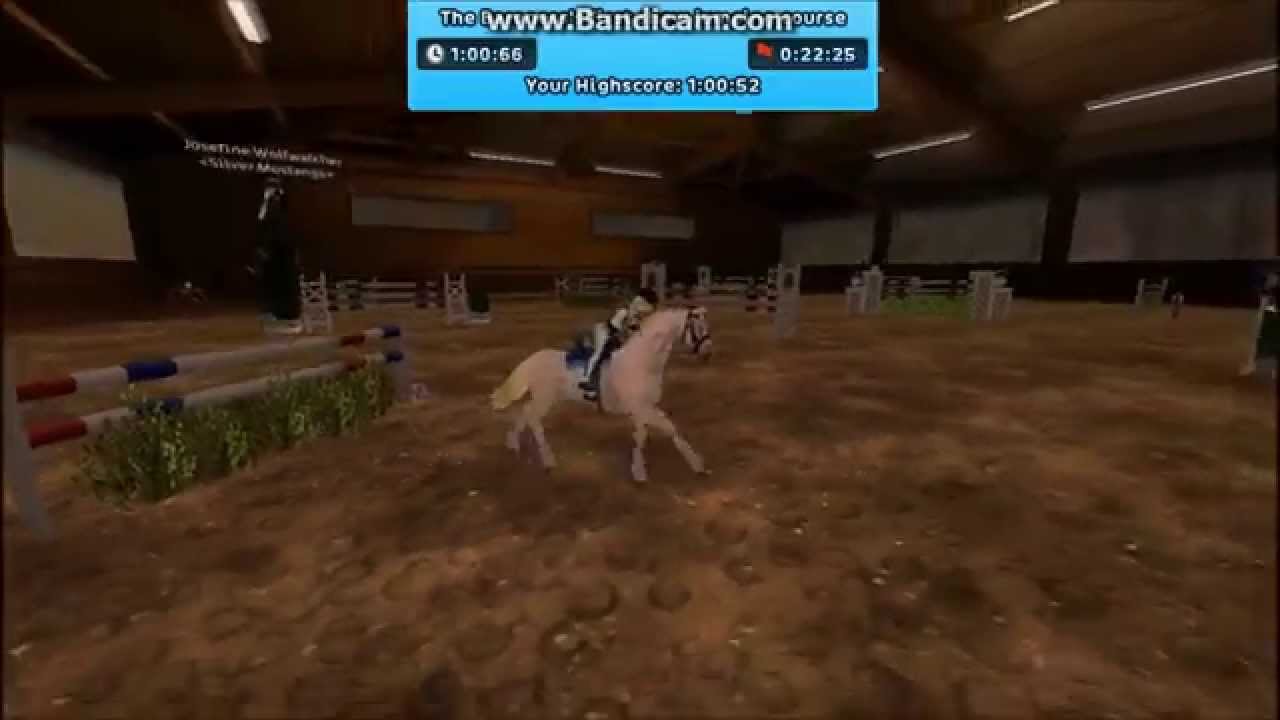 Star Stable - Riding Hall - Baroness' First Show Jumping Track - YouTube