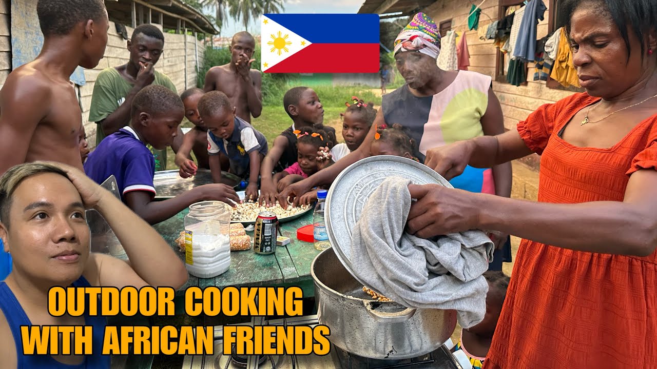 OUTDOOR COOKING WITH AFRICAN FRIENDS - YouTube