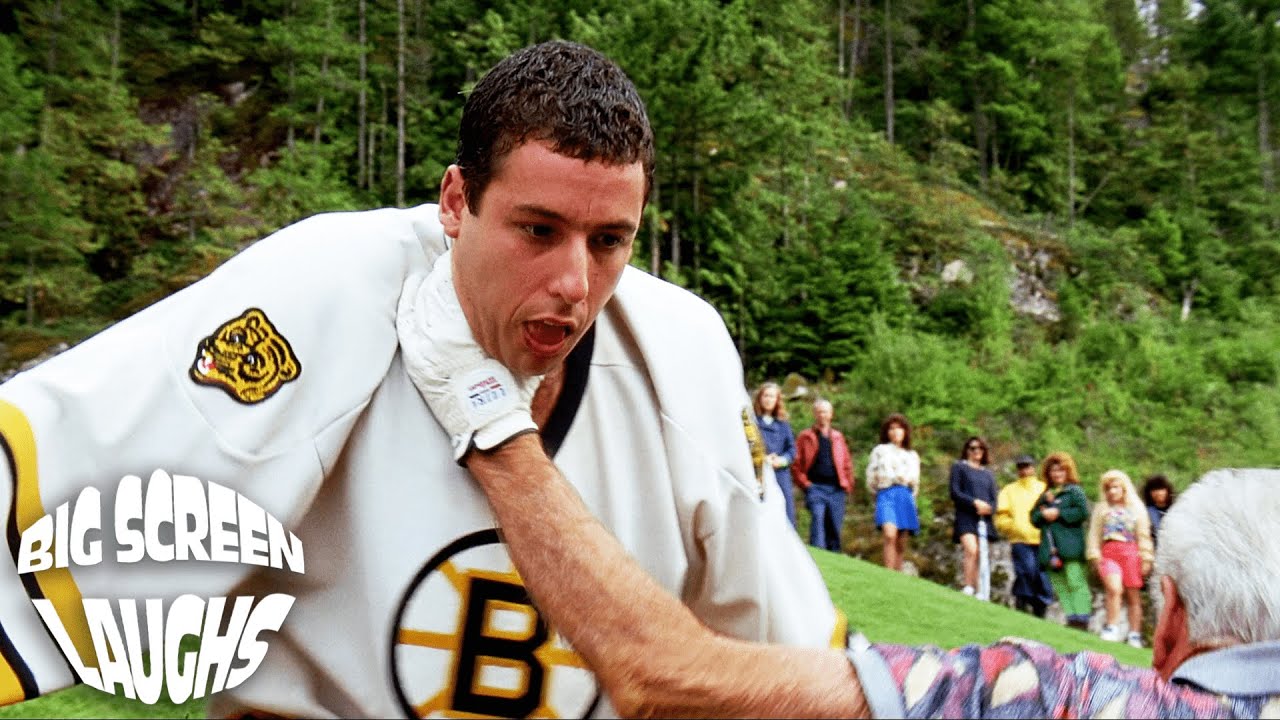 Adam Sandler Fights Old Man | Happy Gilmore (1996) | Big Screen Laughs ...