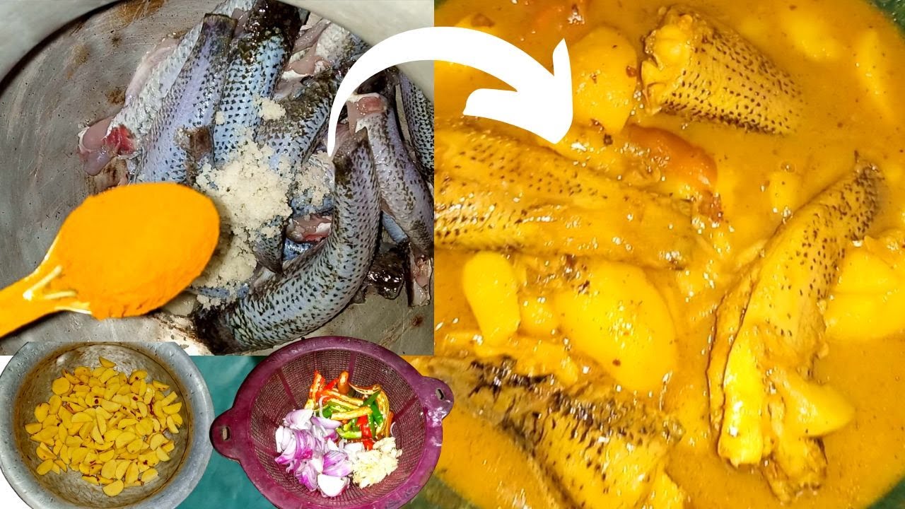 TAKI FISH Potato curry recipe | Taki fish recipe village style | Taki ...