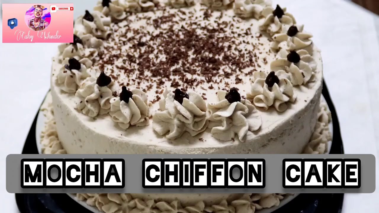 Mocha Chiffon Cake | Mocha Chiffon Cake recipe - YouTube