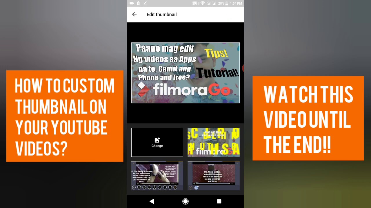HOW TO CUSTOM THUMBNAIL ALL YOUR YOUTUBE VIDEOS COVER? | WATCH THIS ...
