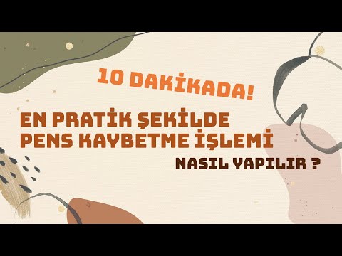 En Pratik Şekilde Pens Kaybetme İşlemi Nasıl Yapılır ? || Modelistlik Dersleri #sewing