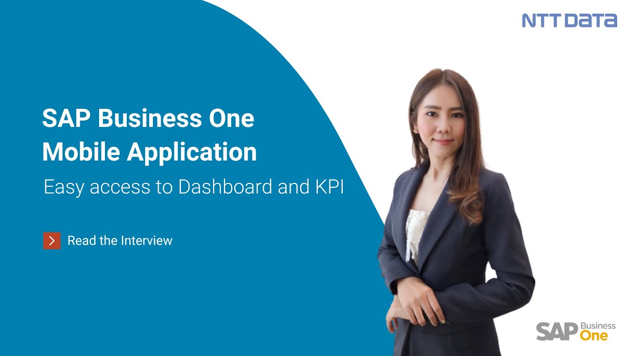 Easy access to Dashboard and KPI with SAP Business One Sales Mobile ...