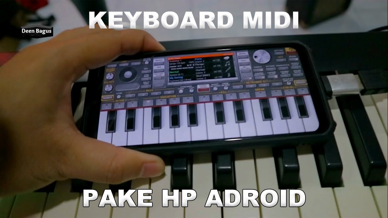 Keyboard MIDI pake HP Android modal 10 RB-an - YouTube