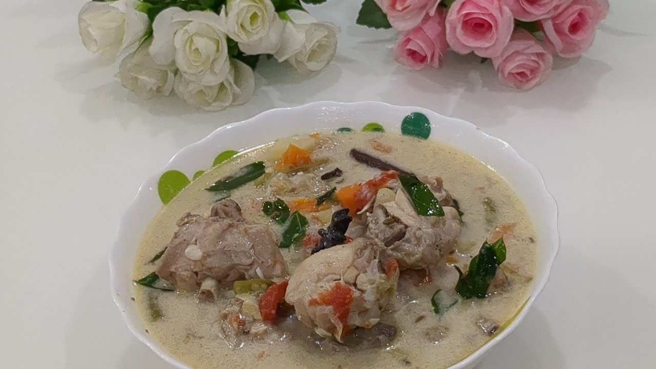 Coconut Milk Chicken Mixed Vegetable Stew/Paaya/ Diet Watchers Quick ...