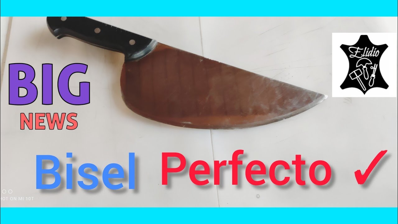 Cómo Perfeccionar Y Mejorar El Bisel De Un Cuchillo - YouTube