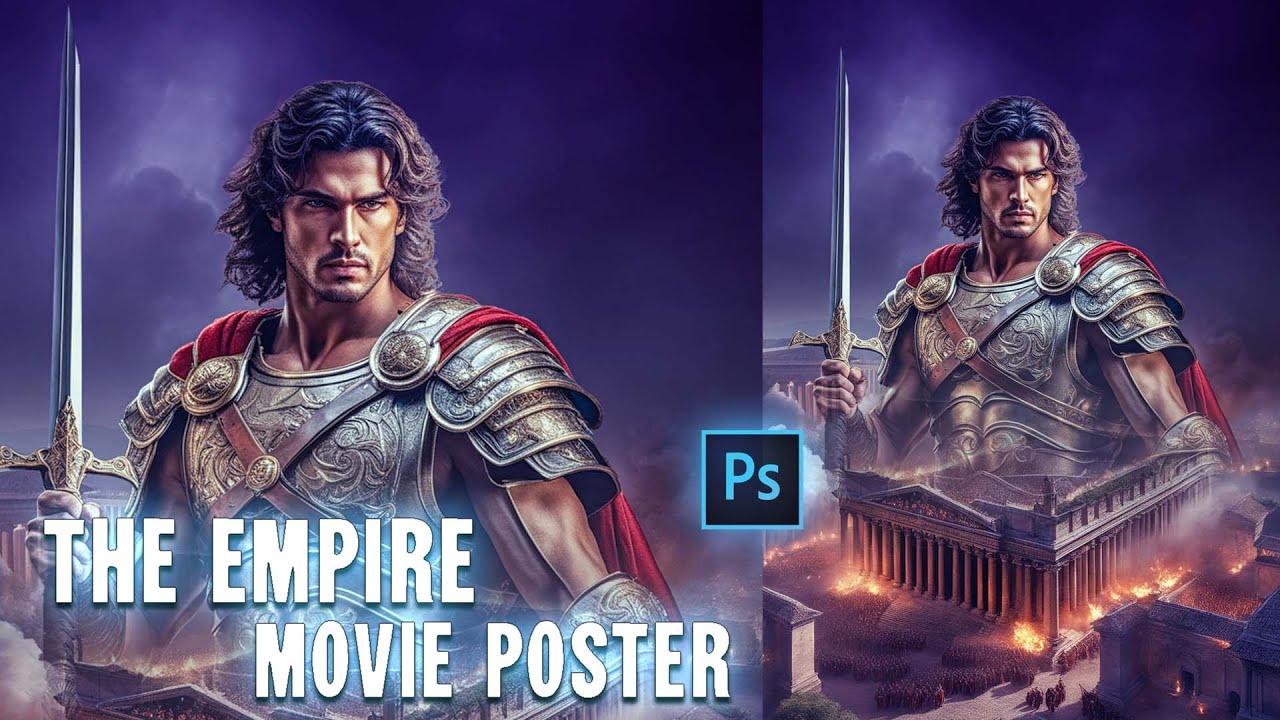 Epic Photoshop Tutorial: Creating a Roman Empire Movie Poster Step-By ...
