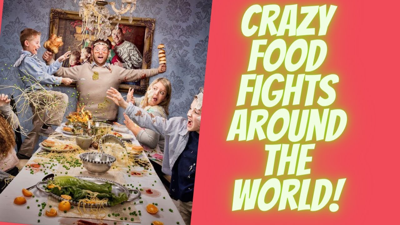 Crazy Food Fights Around The World - YouTube