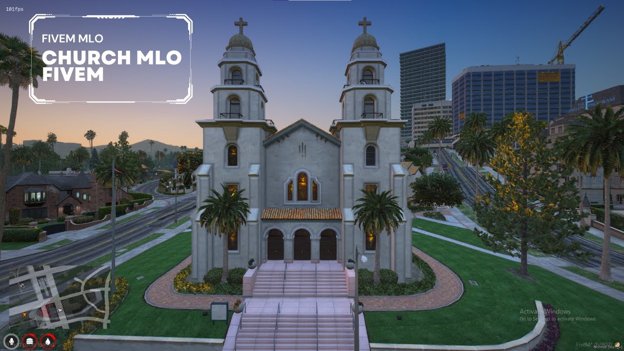 Church mlo fivem | Interior & map for Roleplay | FiveM mlo shop - YouTube