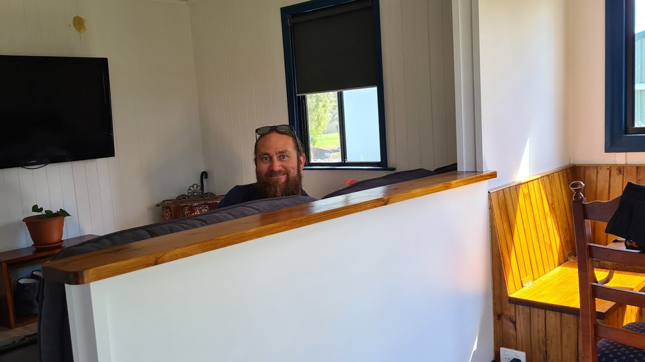 How to make a half wall - YouTube