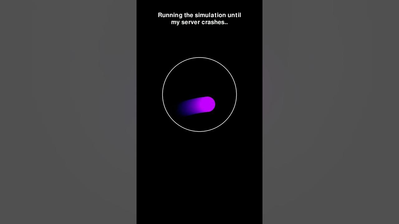 Ball bouncing simulation #adhd #music #code #space #python #physics # ...