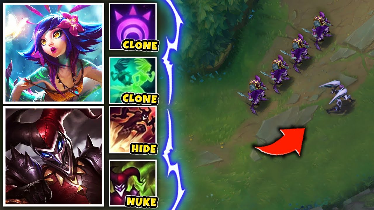 When there's 4 shacos at one time because shaco and neeko are laning ...