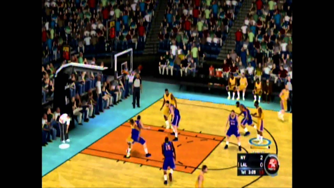 NBA 2K12 wii NBA's Greatest Knicks vs Lakers 71-72 - YouTube