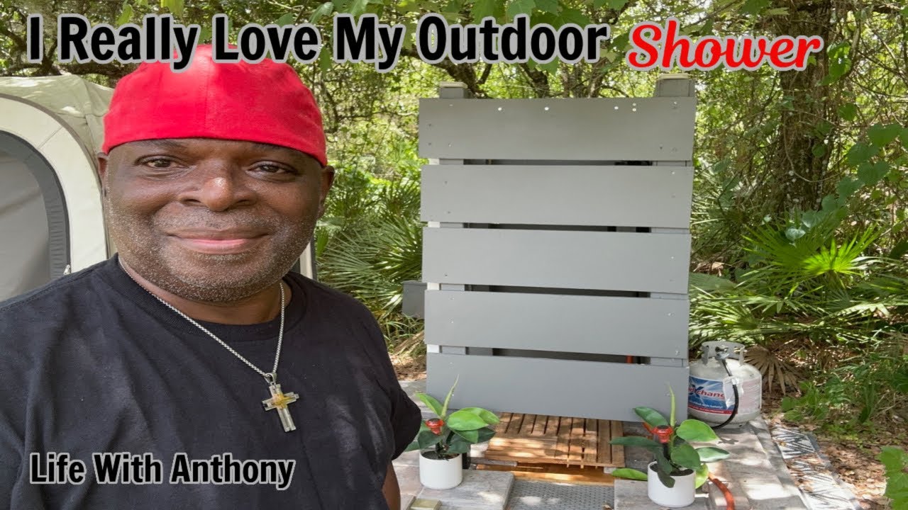 Life With Anthony | Last Look At My Outdoor Shower In Its New Location ...