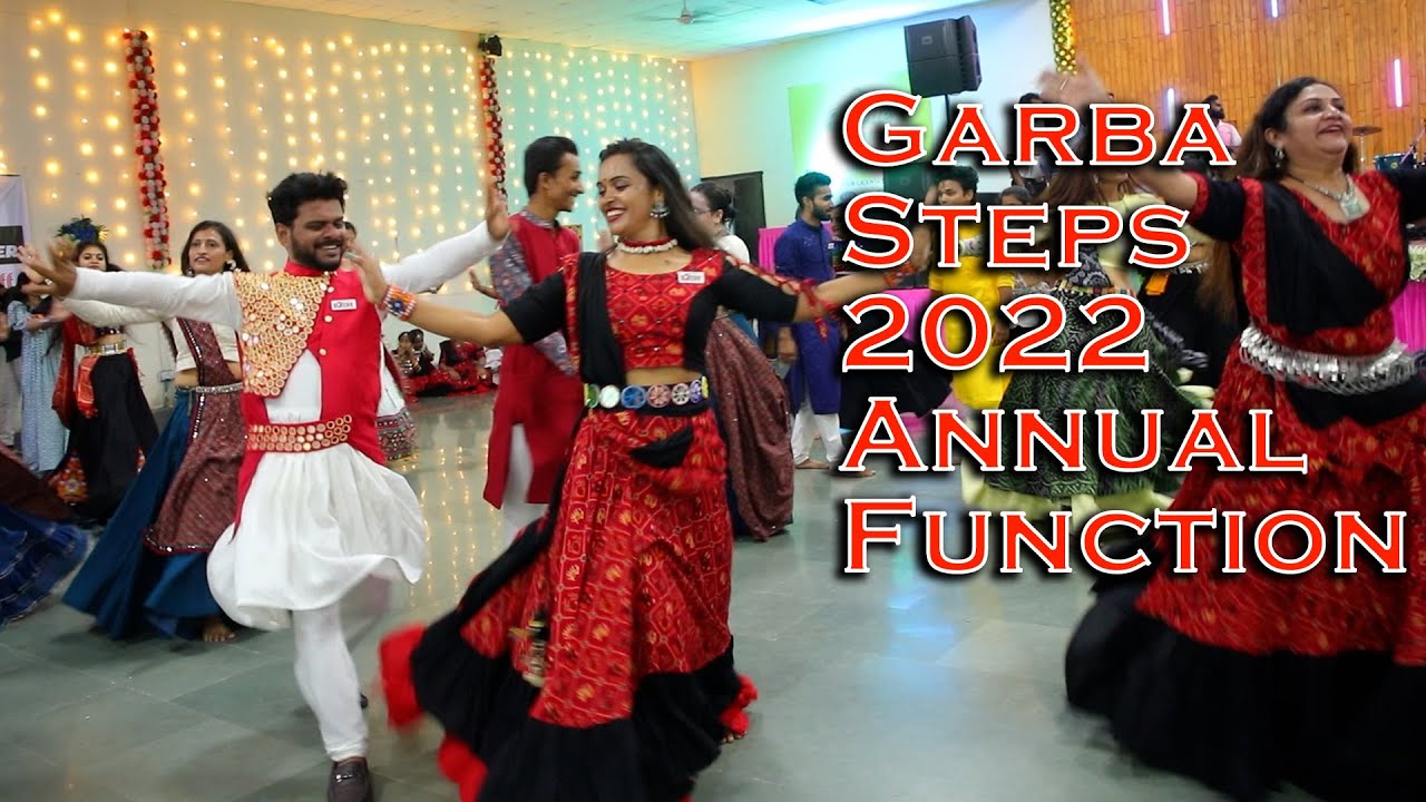 Garba Dance Steps || Annual Functions 2022 ll Shyam Garba International ...